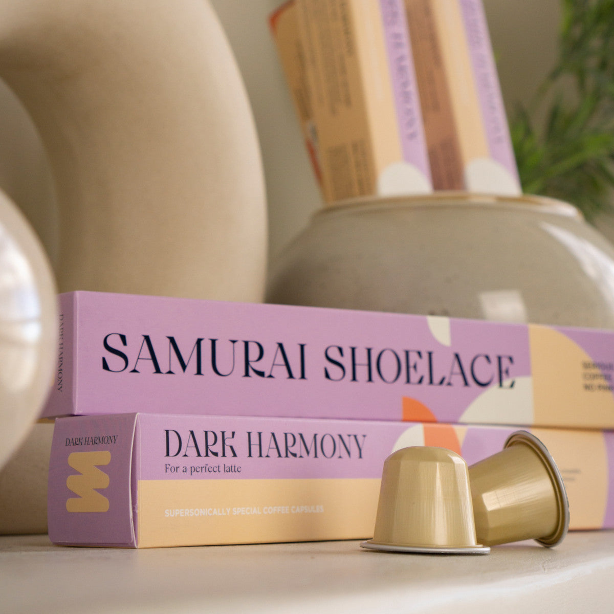 Dark Harmony Coffee Capsules – Samurai Shoelace | MORNING – Morning United Kingdom