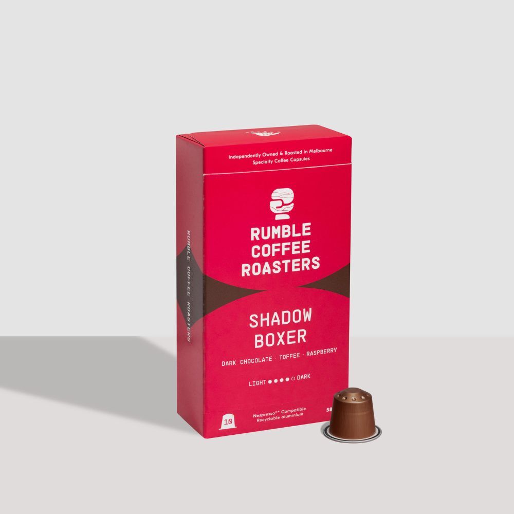 Shadow Boxer Coffee Capsules – Rumble Coffee Roasters | MORNING ...