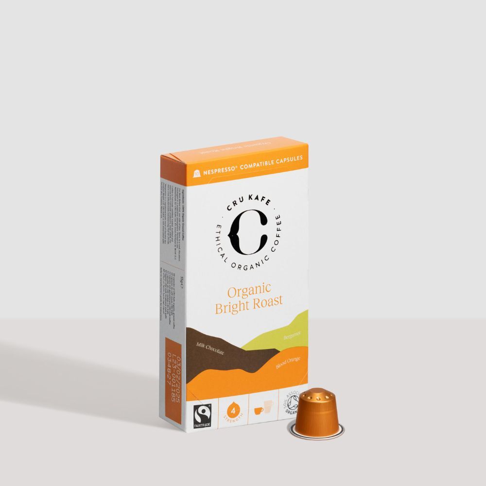 Organic Bright Roast Coffee Capsules – CRU Kafe | MORNING – Morning ...